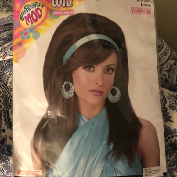 Hair | Womens 6s Mod Wig Halloween Dress Up Theater Costume | Poshmark